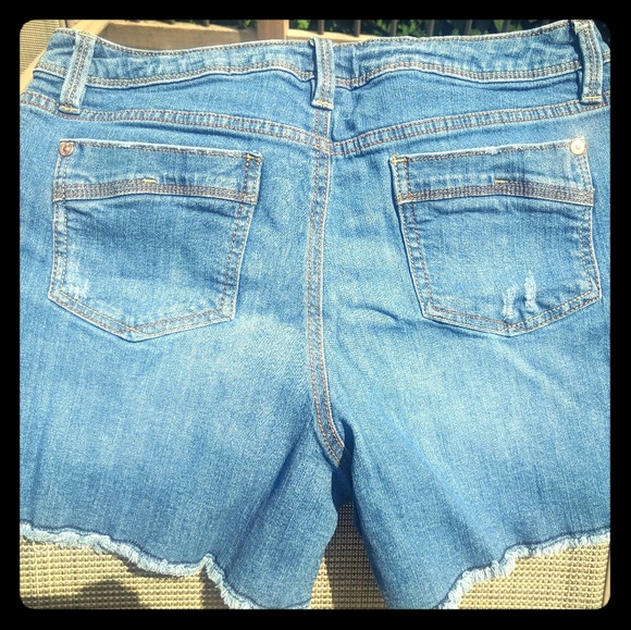Shorts | Frayed Denim Jeans Shorts | Poshmark